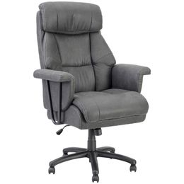 Livetastic Chefsessel, Schwarz, Kunststoff, Textil, Drehkreuz, 84x120-128x85 cm, Sitzfl&auml;che 360&deg; drehbar, Arbeitszimmer, B&uuml;rost&uuml;hle, Drehst&uuml;hle