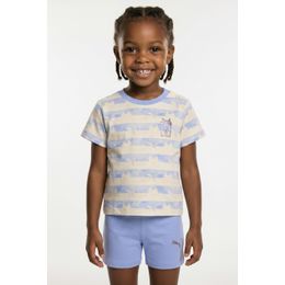 Puma M&auml;dchen Trainingsanzug "X GABBY'S DOLLHOUSE MINICATS TEE AND SHORTS SET INF"intense lavender, Gr. 104, bedruckt, Jersey, Obermaterial: 100%