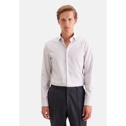 Seidensticker Herren Businesshemd "Schwarze Rose"braun, Gr. 42, gestreift, 100% Baumwolle, Hemden, Slim 1/1 Kentkragen Gestreift
