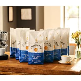 Caff&egrave; Molinari Caff&egrave; Crema Gustoso - 8 x 1 kg Ganze Bohne - Intensit&auml;t: 7/10
