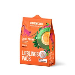 EDUSCHO Lieblingspads Caff&egrave; Crema - 12 x 32 Pads - Intensit&auml;t: 4/5