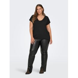 Only sheego Gro&szlig;e Gr&ouml;&szlig;en T-Shirt, black, Gr&ouml;&szlig;e L - Damen