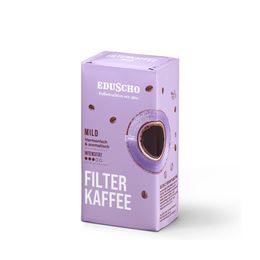 EDUSCHO Filterkaffee Mild - 12 x 500 g Gemahlen - Intensit&auml;t: 3/5