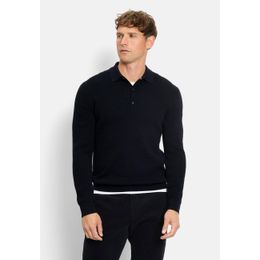 OLYMP Herren Langarm-Poloshirt "OLYMP Casual Strick, Polo langarm"marine, Gr. XXL, 89% Baumwolle, 11% Polyamid, Shirts
