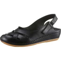 Gemini Damen Slipper schwarz, Gr&ouml;&szlig;e 36