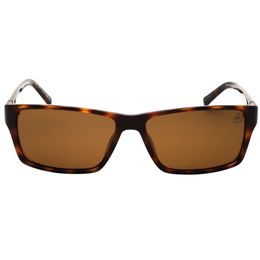 Timberland Sonnenbrille In Dunkelbraun Mit Polarisierten Gl&auml;sern