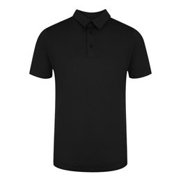 Aquascutum Active Beach Basic Sailor Polo Schwarzes Polohemd