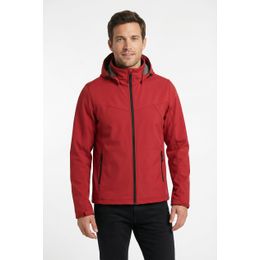 Icepeak Herren Softshelljacke "BIGGS"cranberry, Gr. 58, Obermaterial: 100% Polyester, Jacken, wasserabweisendes Obermaterial, atmungsaktiv,