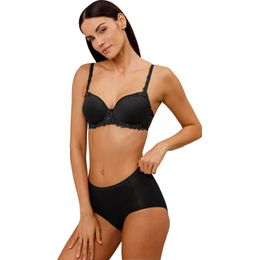 Triumph Damen T-Shirt-BH mit B&uuml;gel mit atmungsaktiven Spacer-Cups schwarz Gr&ouml;&szlig;e 90E