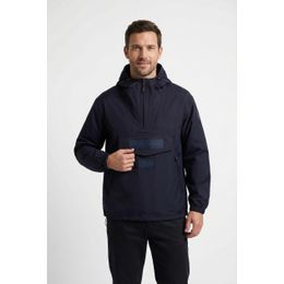 Napapijri Damen Windbreaker "Rainforest"blu marine, Gr. XL, Obermaterial: 100% Polyamid, Jacken, mit hochschlie&szlig;endem Kragen, windabweisend und