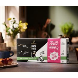 Tchibo - Black & White - 4 x 1 kg Gemahlen - Intensit&auml;t: 5/6