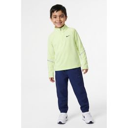 Nike Sportswear Jungen Trainingsanzug "NKB K NK DF MILER HZ TOP PANT", blau, Gr. 122, Obermaterial: 100% Polyester, Sportanz&uuml;ge, zweiteiliger Anzug,