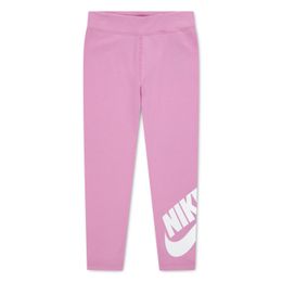 Nike Sportswear M&auml;dchen Leggings "NKG CLUB HBR HIGH RISE LEGGING", 5 (110), N-Grpink rise, Jersey, Obermaterial: 94% Baumwolle, 6% Elasthan, Hosen,
