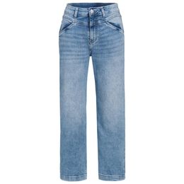 Gina Benotti Damen Wide-Leg-Jeans mit Used-Waschung