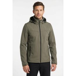 Icepeak Herren Softshelljacke "BIGGS"granite, Gr. 58, Obermaterial: 100% Polyester, Jacken, wasserabweisendes Obermaterial, atmungsaktiv, Wassers&auml;ule