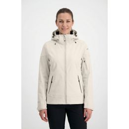 Icepeak Damen Softshelljacke "BATHGATE", beige, Gr. 52, Obermaterial: 100% Polyester, Jacken, wasserdicht, wasserabweisend, aus Polyester,