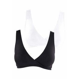 PETITE FLEUR BY LASCANA Still-BH wei&szlig;+schwarz Gr. 42. Ohne B&uuml;gel