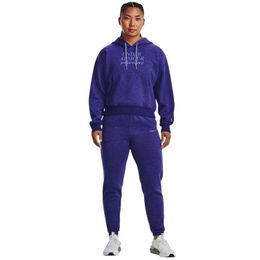 Under Armour - "Essential Script" Kapuzenpullover f&uuml;r Damen (Blau)