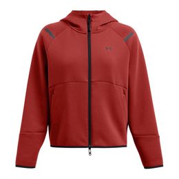 Under Armour - "Unstoppable" Sweatjacke f&uuml;r Damen (Orange)