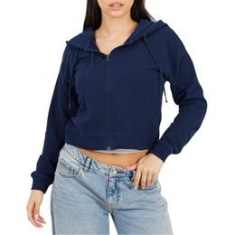 Brave Soul - Hoodie mit durchgehendem Rei&szlig;verschluss f&uuml;r Damen (Marine)