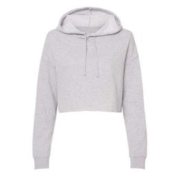 Miso - Kapuzenpullover f&uuml;r Damen, kurz geschnitten, meliert (Grau)