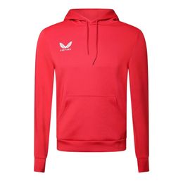 Castore - Hoodie zum &Uuml;berziehen f&uuml;r Damen, Scuba-Material (Rot)