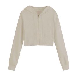 Miso - Hoodie mit durchgehendem Rei&szlig;verschluss f&uuml;r Damen (Sand)