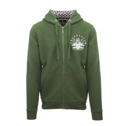 Aquascutum - Hoodie mit durchgehendem Rei&szlig;verschluss f&uuml;r Herren, leger (Milit&auml;rgr&uuml;n)
