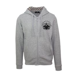 Aquascutum - Hoodie mit durchgehendem Rei&szlig;verschluss f&uuml;r Herren, leger (Grau)
