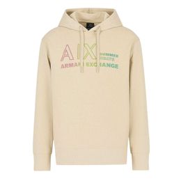 Armani Exchange - "Summer Beats" Kapuzenpullover f&uuml;r Herren (Beige)