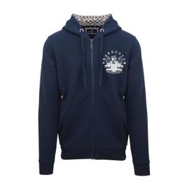 Aquascutum - Hoodie mit durchgehendem Rei&szlig;verschluss f&uuml;r Herren, leger (Marine)