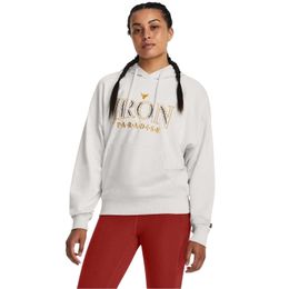 Under Armour - "Project Rock" Kapuzenpullover f&uuml;r Damen (Wei&szlig;)