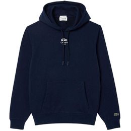Lacoste - Kapuzenpullover f&uuml;r Herren/Damen Unisex, mit Kapuze, Klassisch (Blau)