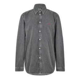 Diesel - "D-Simply" Hemd f&uuml;r Herren, Denim, Lang&auml;rmlig (Grau)