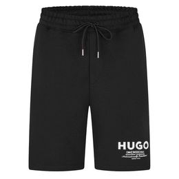 HUGO BOSS - "Nomario" Sweat-Shorts f&uuml;r Herren (Schwarz/Wei&szlig;)