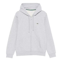 Lacoste - Kapuzenpullover f&uuml;r Herren, leger, Lang&auml;rmlig (Silbergrau)