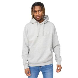 SikSilk - "Essentials" Kapuzenpullover f&uuml;r Herren, &Uuml;ber den Kopf (Grau meliert)