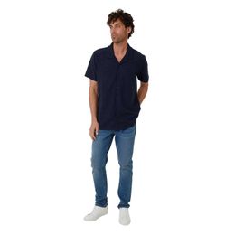 Threadbare. Threadbare - "Antti" Hemd f&uuml;r Herren, leger, kurz&auml;rmlig (Marine)