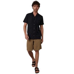 Threadbare. Threadbare - Hemd f&uuml;r Herren, kurz&auml;rmlig (Schwarz)