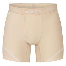 SKINS - "Dynamic Team" Kompressions-Shorts f&uuml;r Herren (Cremefarbe)