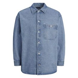 Jack & Jones Jack And Jones - Hemdjacke f&uuml;r Herren, Tasche, Denim (Blau)