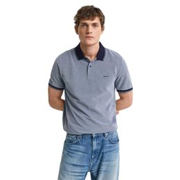 Gant - Poloshirt f&uuml;r Herren, Oxford-Stil, Regul&auml;r (Marine)