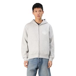 Jack & Jones Jack And Jones - "Prime" Hoodie mit durchgehendem Rei&szlig;verschluss f&uuml;r Herren, Regul&auml;r (Grau)