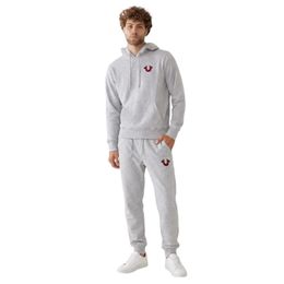 True Religion - Hoodie zum &Uuml;berziehen f&uuml;r Herren (Grau meliert)