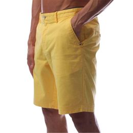 BOSS - "Slice" Chino Kurze Hose f&uuml;r Herren (Leuchtend Gelb)