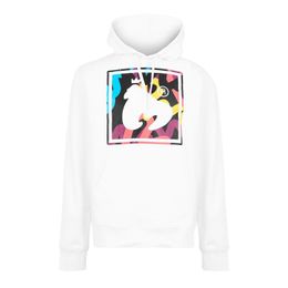 Money - "Super Start" Kapuzenpullover f&uuml;r Herren (Wei&szlig;)