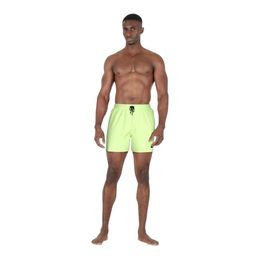 Nike - "Swoosh" Badeshorts f&uuml;r Herren, Mit Mesh gef&uuml;ttert (Volt Farbe)