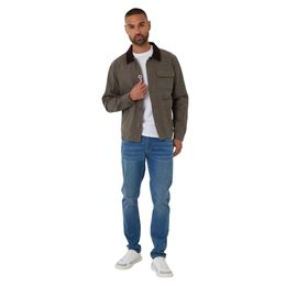 Threadbare. Threadbare - Utility Jacke f&uuml;r Herren, Kord (Khakigr&uuml;n)