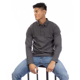 Peter Werth - "Chessum" Poloshirt f&uuml;r Herren (Holzkohle)