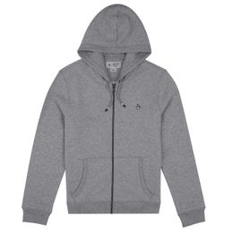 Original Penguin - "Pete" Kapuzenpullover f&uuml;r Herren, Regul&auml;r (Grau meliert)